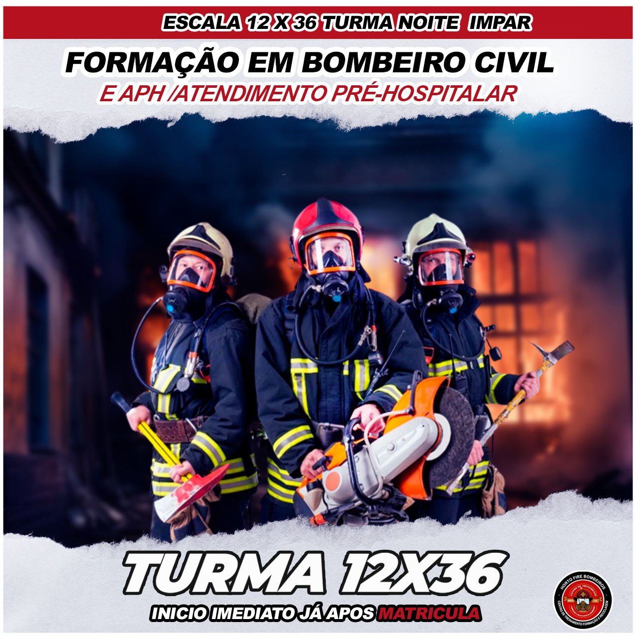 Horto Fire - Curso de Bombeiro Profissional Civil 1ª Turma Noite ...